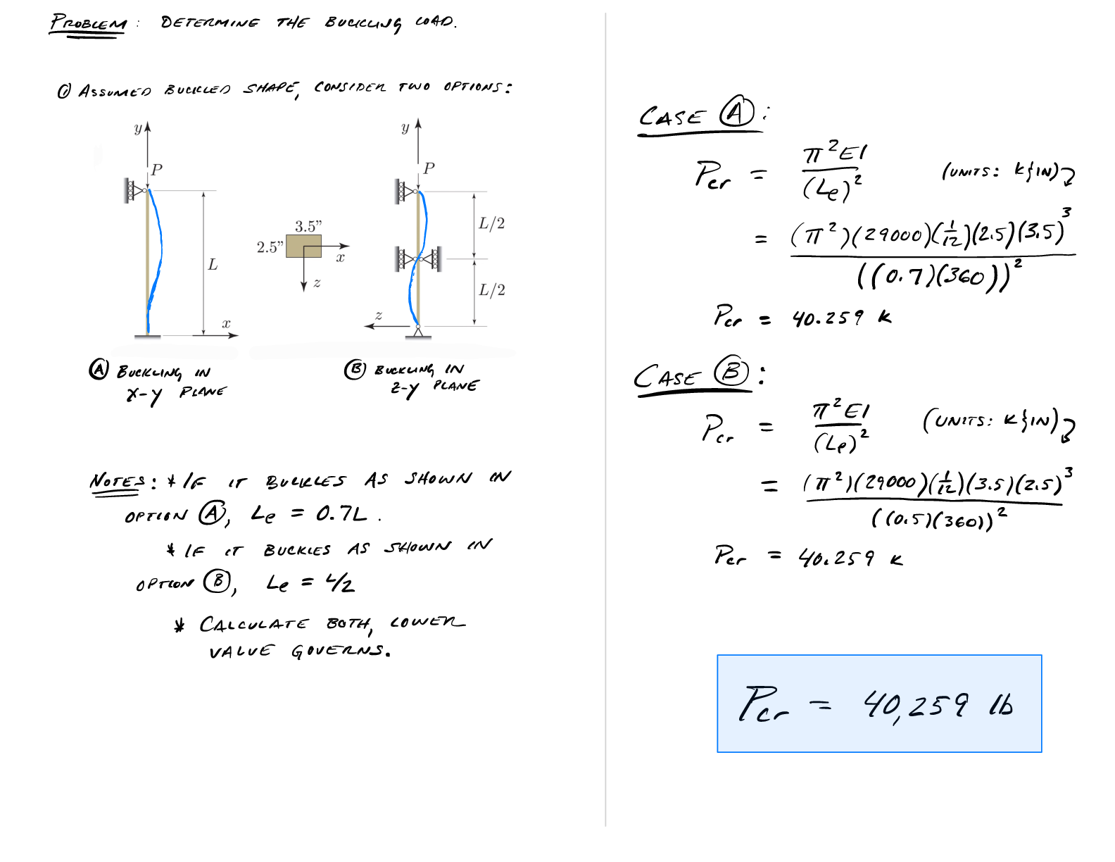 Buckling: Elastic ColumnsQuiz1