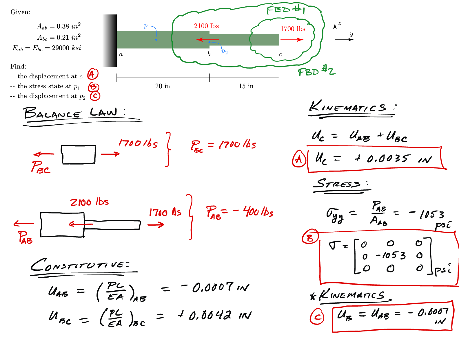Axial DeterminateProblem6