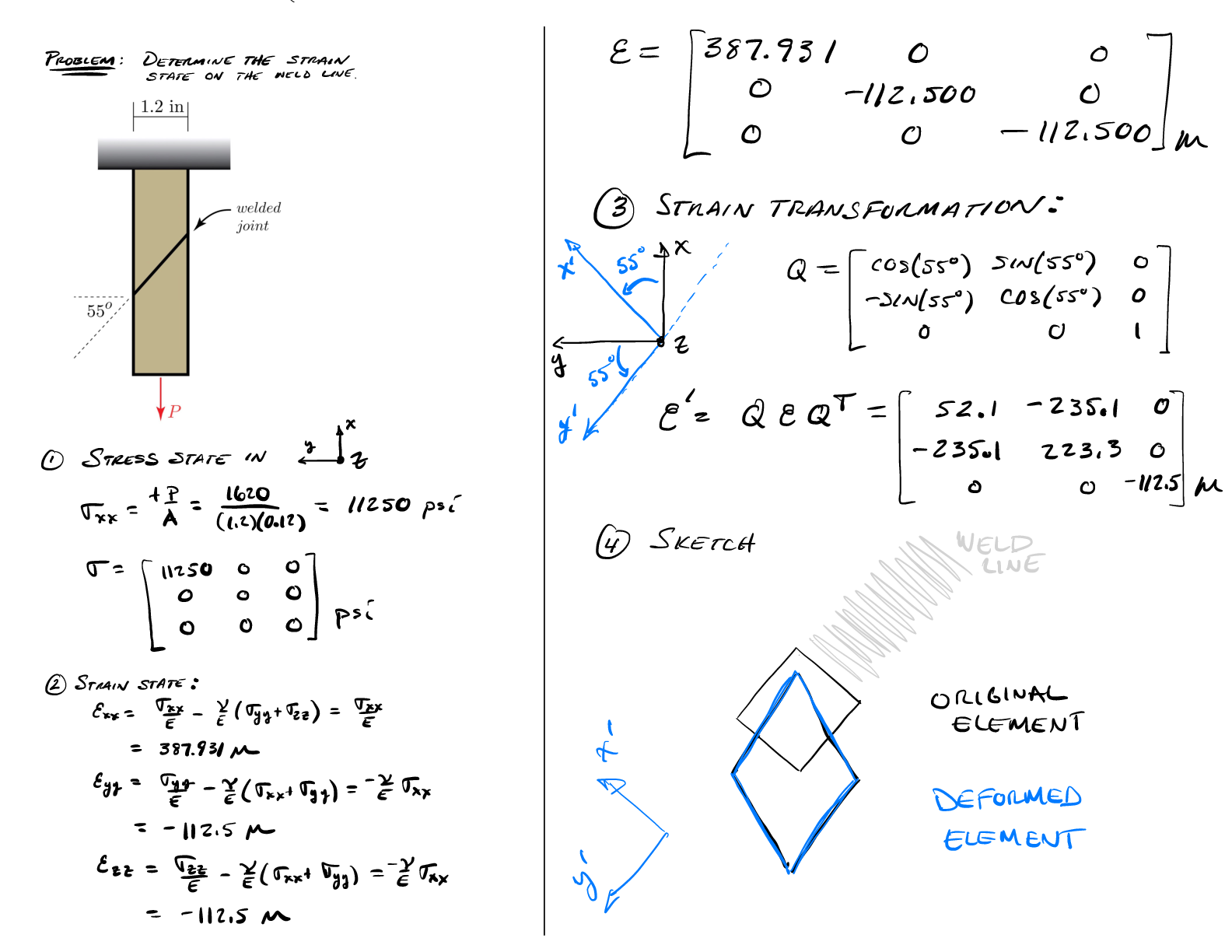 Strain Transformation and Principal StrainQuiz1